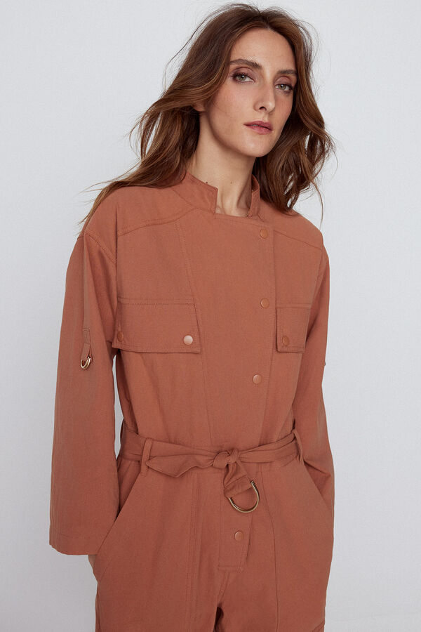 Macacão cargo algodão | Ofertas em macacões de mulher | Fifty Factory