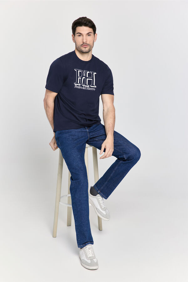 T-shirt regular fit grande logo | Ofertas em t-shirts de homem | Fifty ...