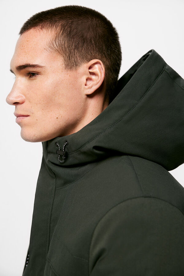 Parka técnica acolchada pelo | Ofertas en parkas de hombre | Fifty Factory