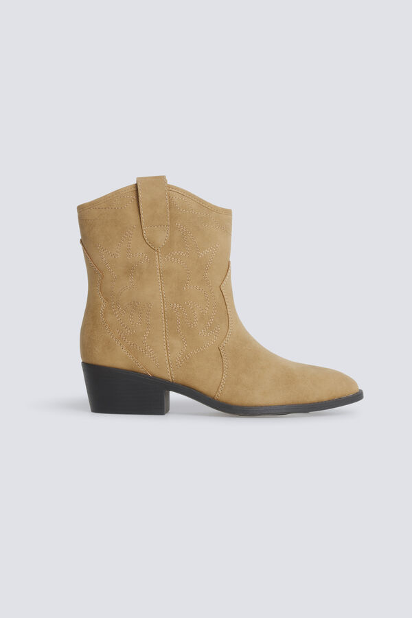 Botas cowboy efecto ante | Ofertas en botas de mujer | Fifty Outlet