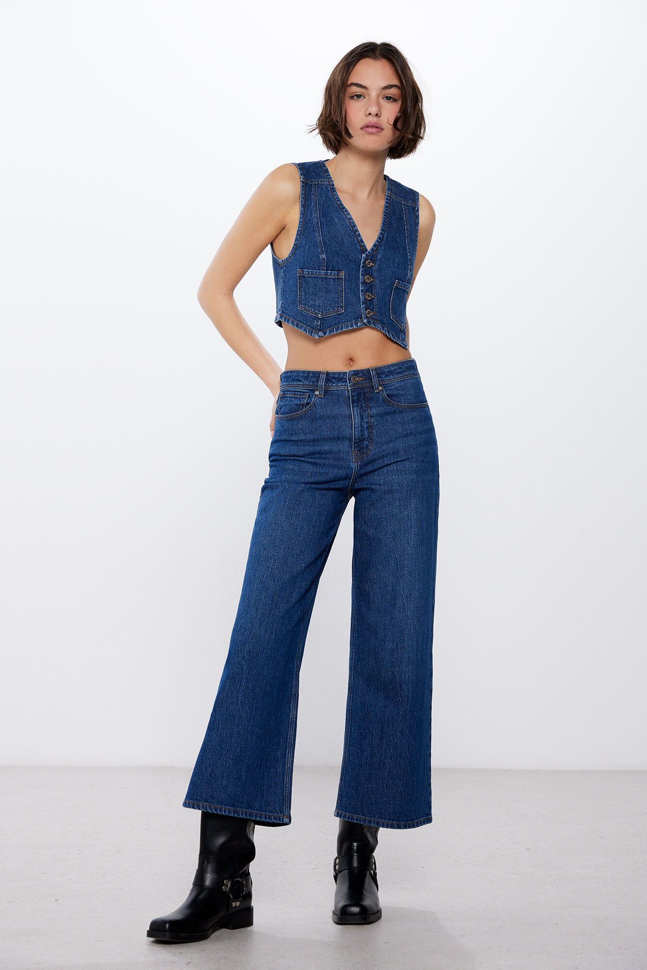 Jeans Blueberry | Ofertas em jeans de mulher | Fifty Outlet