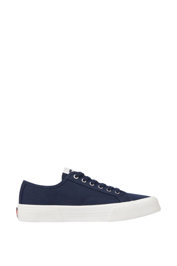Sapatilhas de lona azul-marinho Tommy Jeans Men | Ofertas em jeans de ...