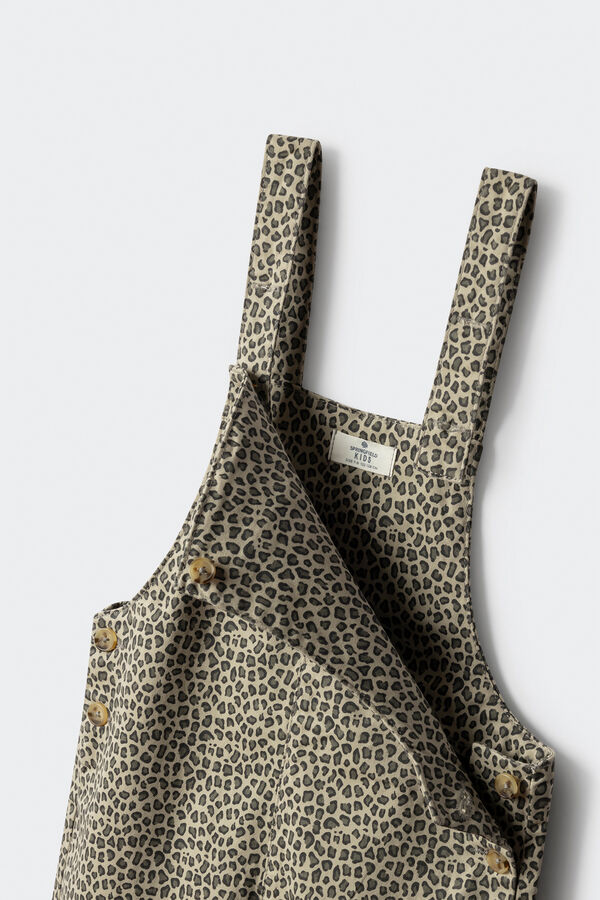 Peto animal print niña | Ofertas en monos de niña | Fifty Factory