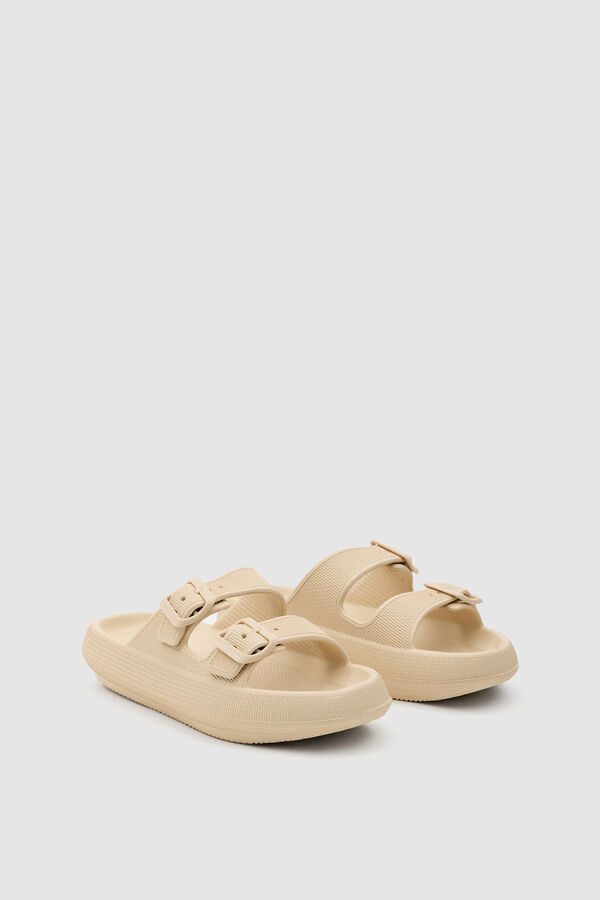 Chancla 2 Hebllas Plataforma C | Ofertas en chanclas de mujer | Fifty ...