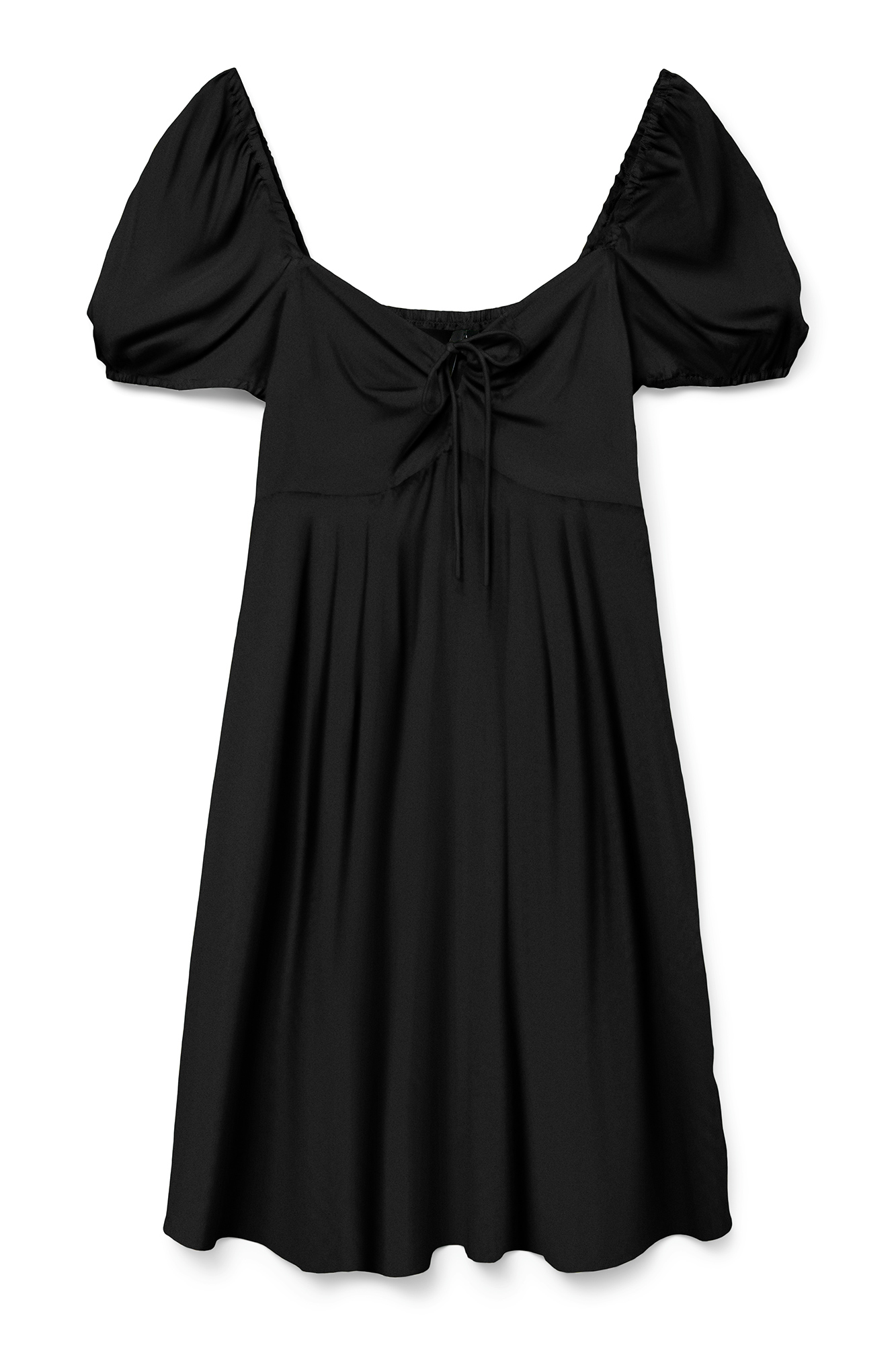 Vestido curto fluido | Ofertas em vestidos de mulher | Fifty Outlet