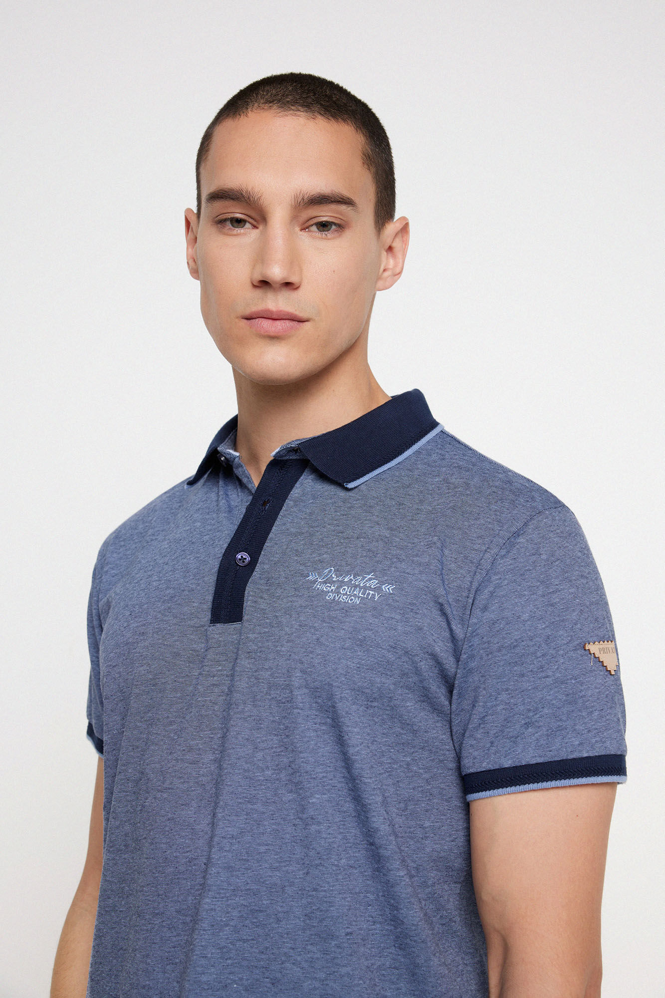 Polo punto liso microlistado colores | Ofertas em polos de homem ...