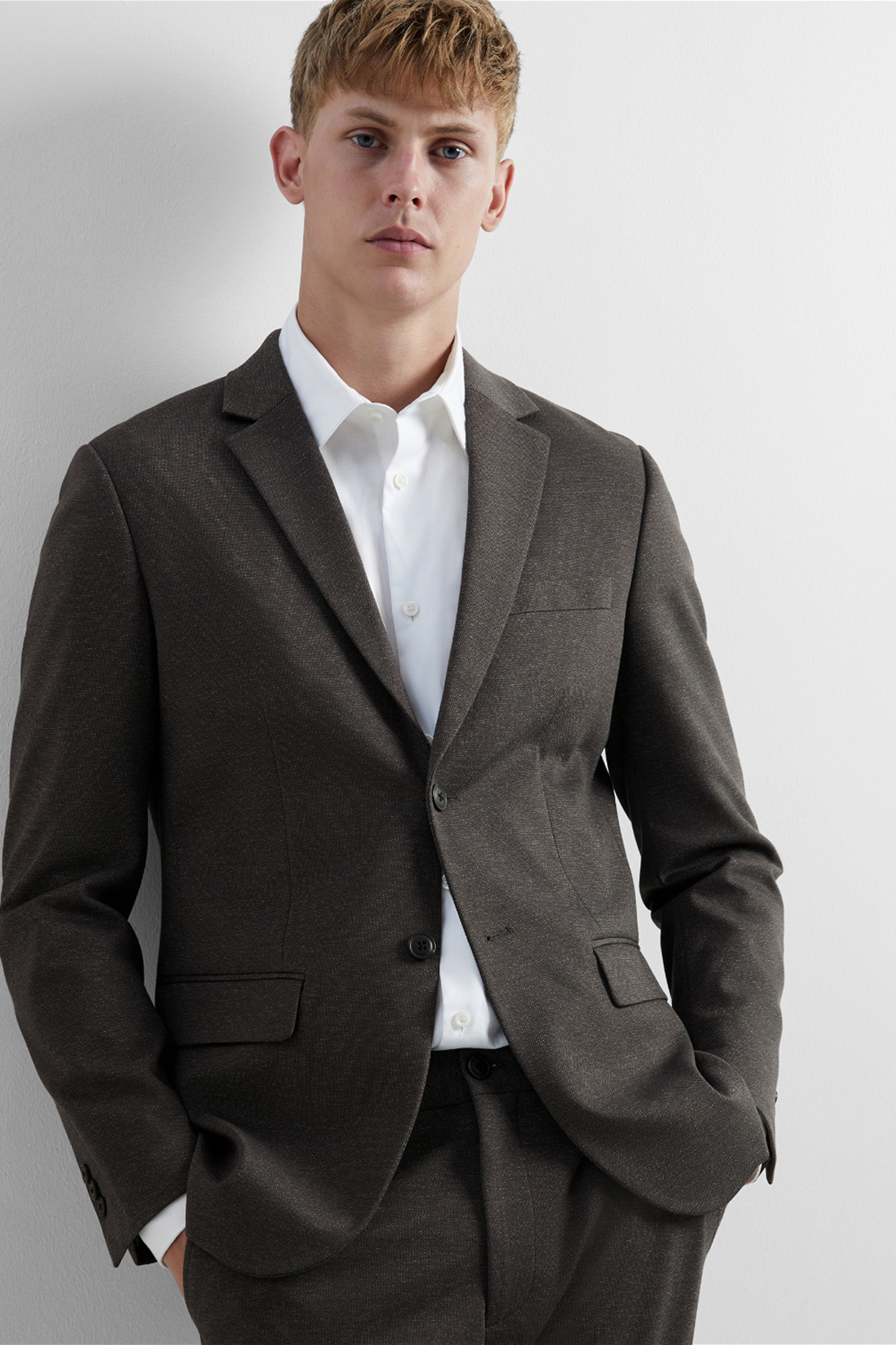 Blazer de fato estilo camisola Slim Fit | Ofertas em blazers de homem ...