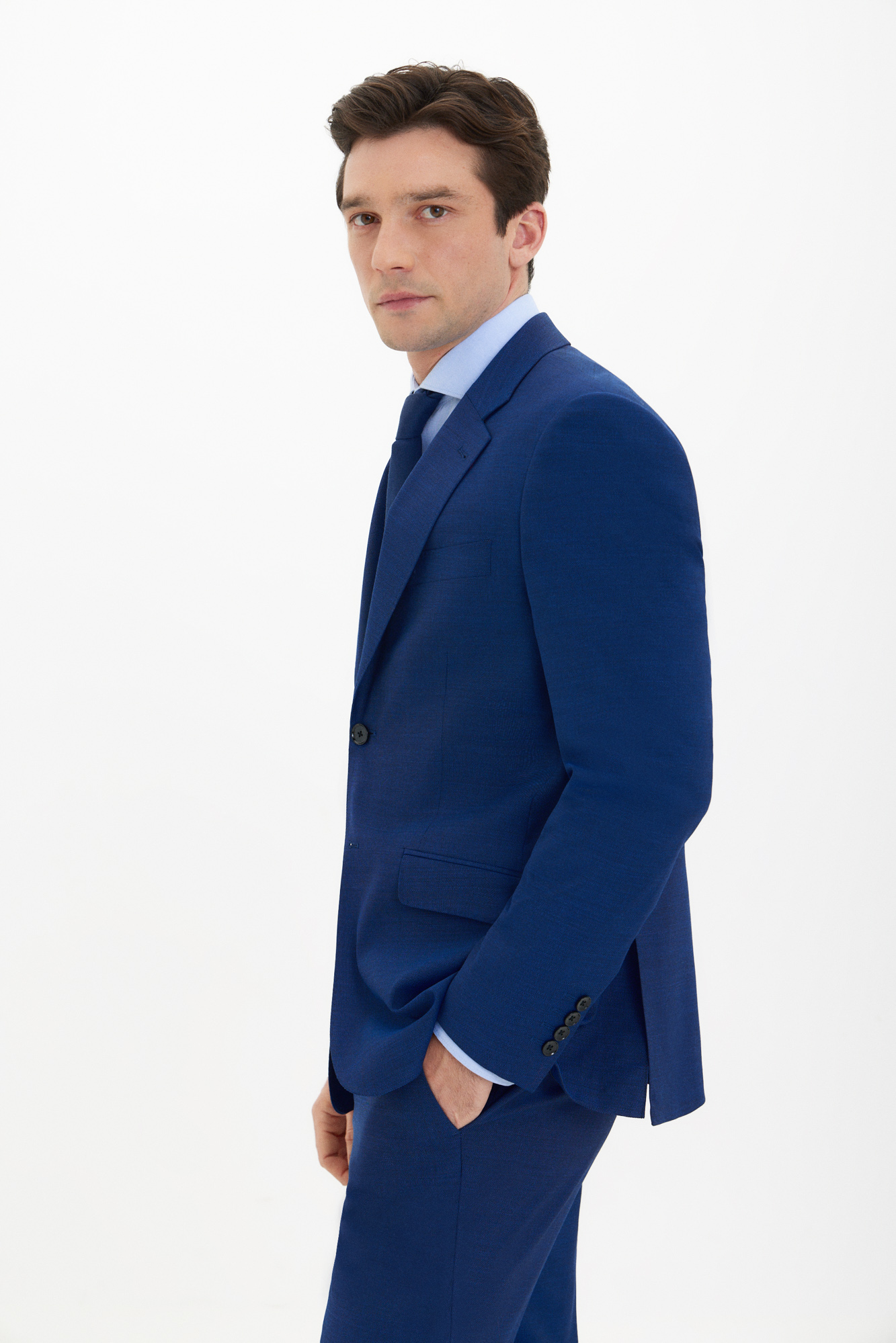 Blazer azul slim fit | Ofertas em blazers de homem | Fifty Factory