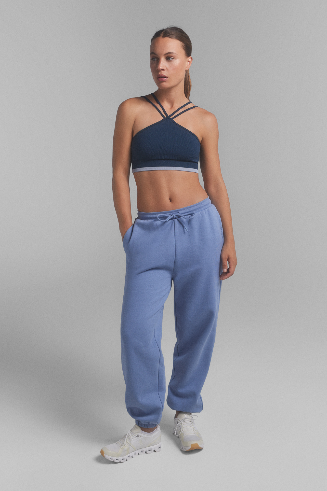 Pantalón jogger algodón azul. Special colab @ffitcoco | Ofertas en ...
