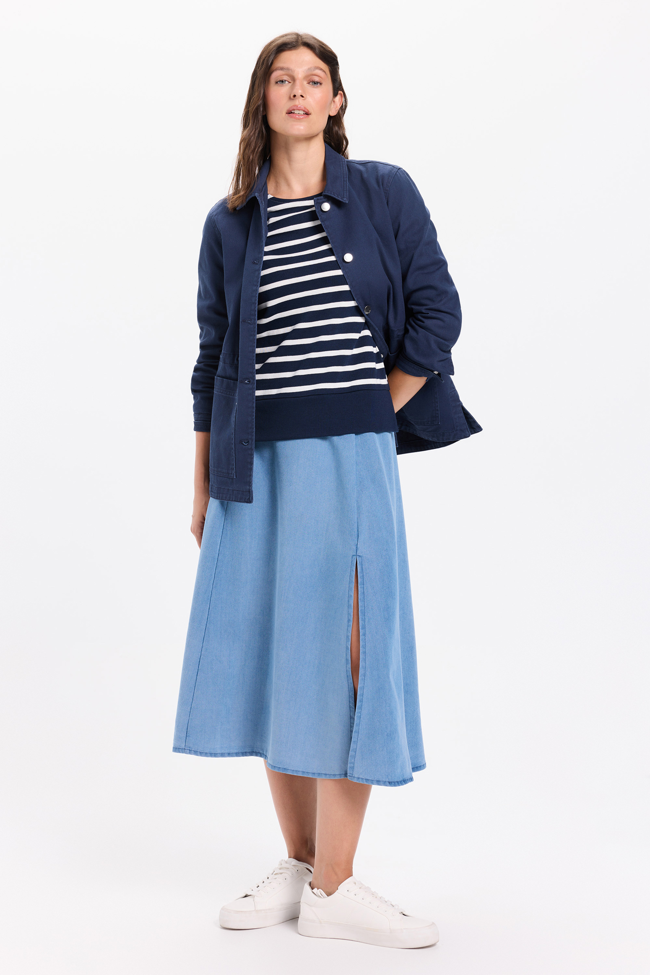 Saia midi evasê | Ofertas em saias de mulher | Fifty Factory