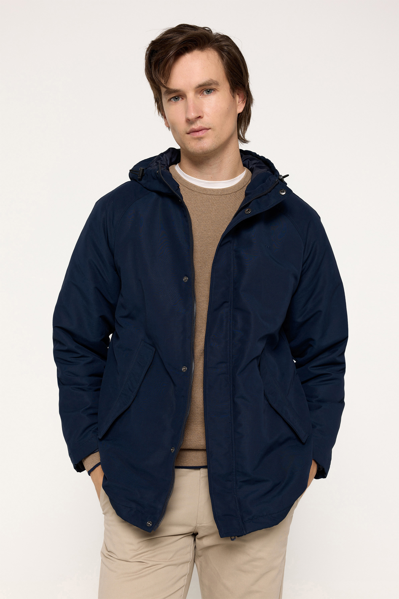 Parka comprida capuz | Ofertas em parkas de homem | Fifty Factory