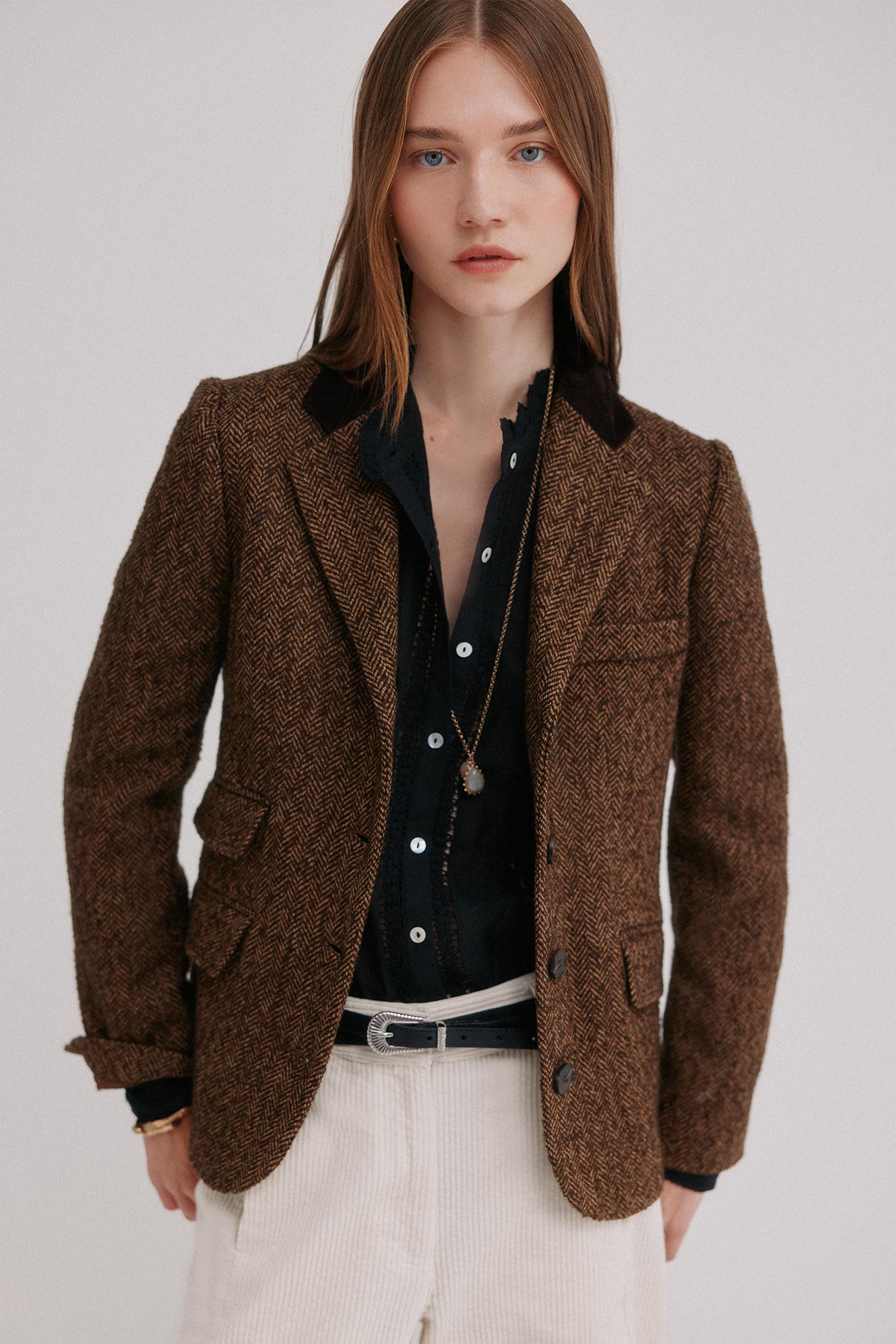 Elsa. Blazer espiga