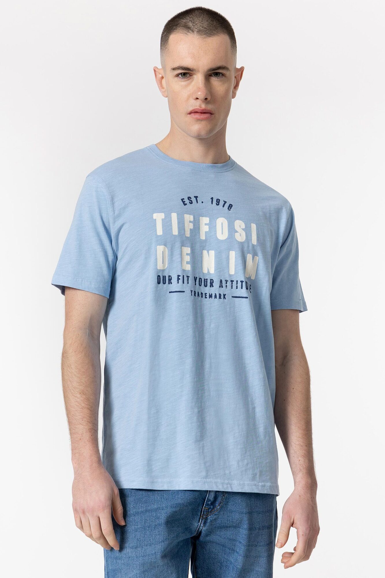 T-shirt Flamé com estampado frontal | Ofertas em t-shirts de homem ...