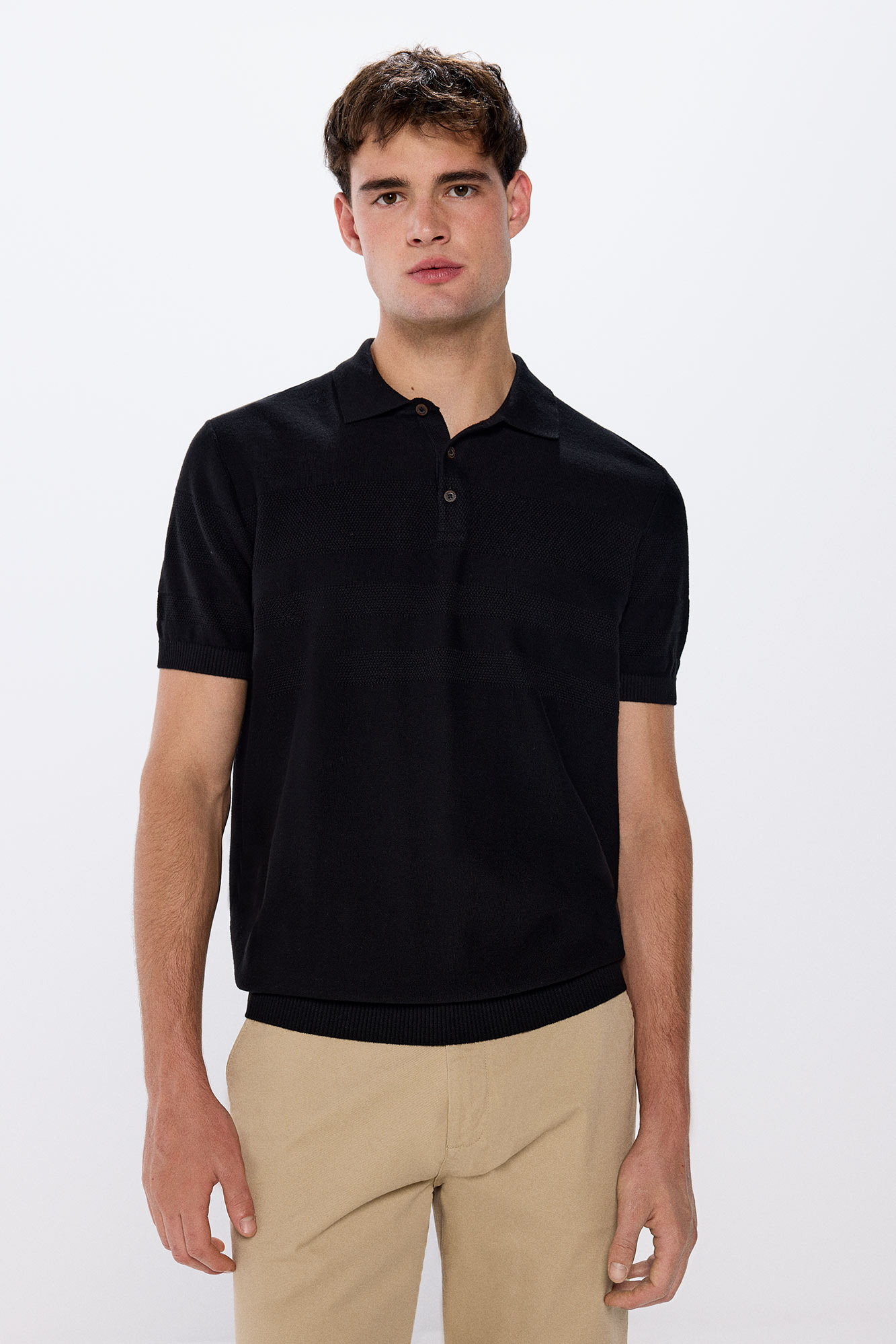 Jersey cuello polo botones | Ofertas en polos de hombre | Fifty Factory