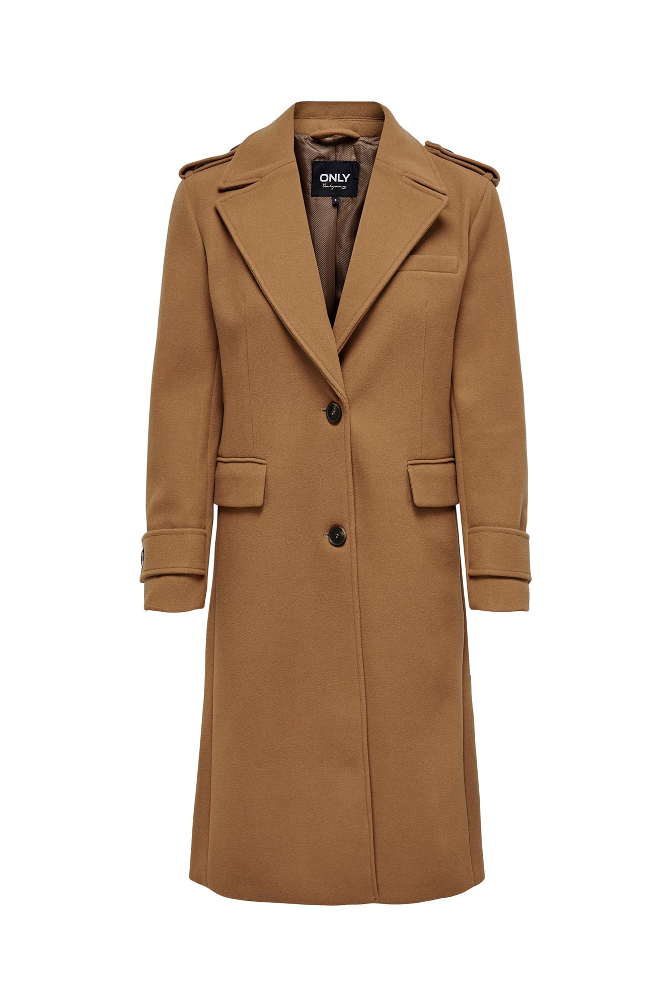 Abrigo largo entallado | Ofertas en abrigos y parkas de mujer | Fifty ...