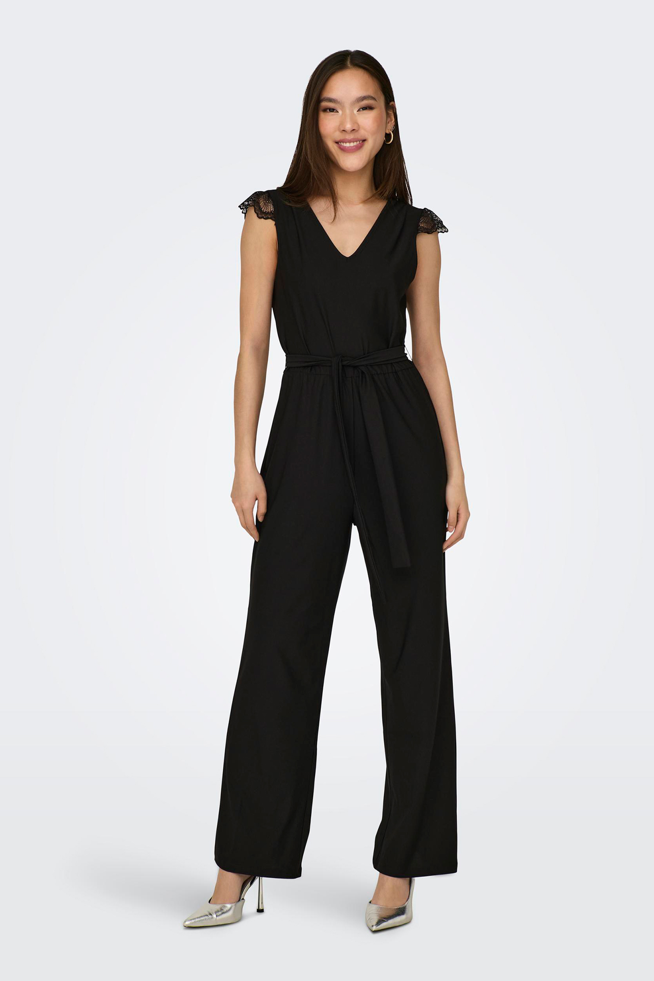 Mono largo escote pico | Ofertas en monos de mujer | Fifty Factory