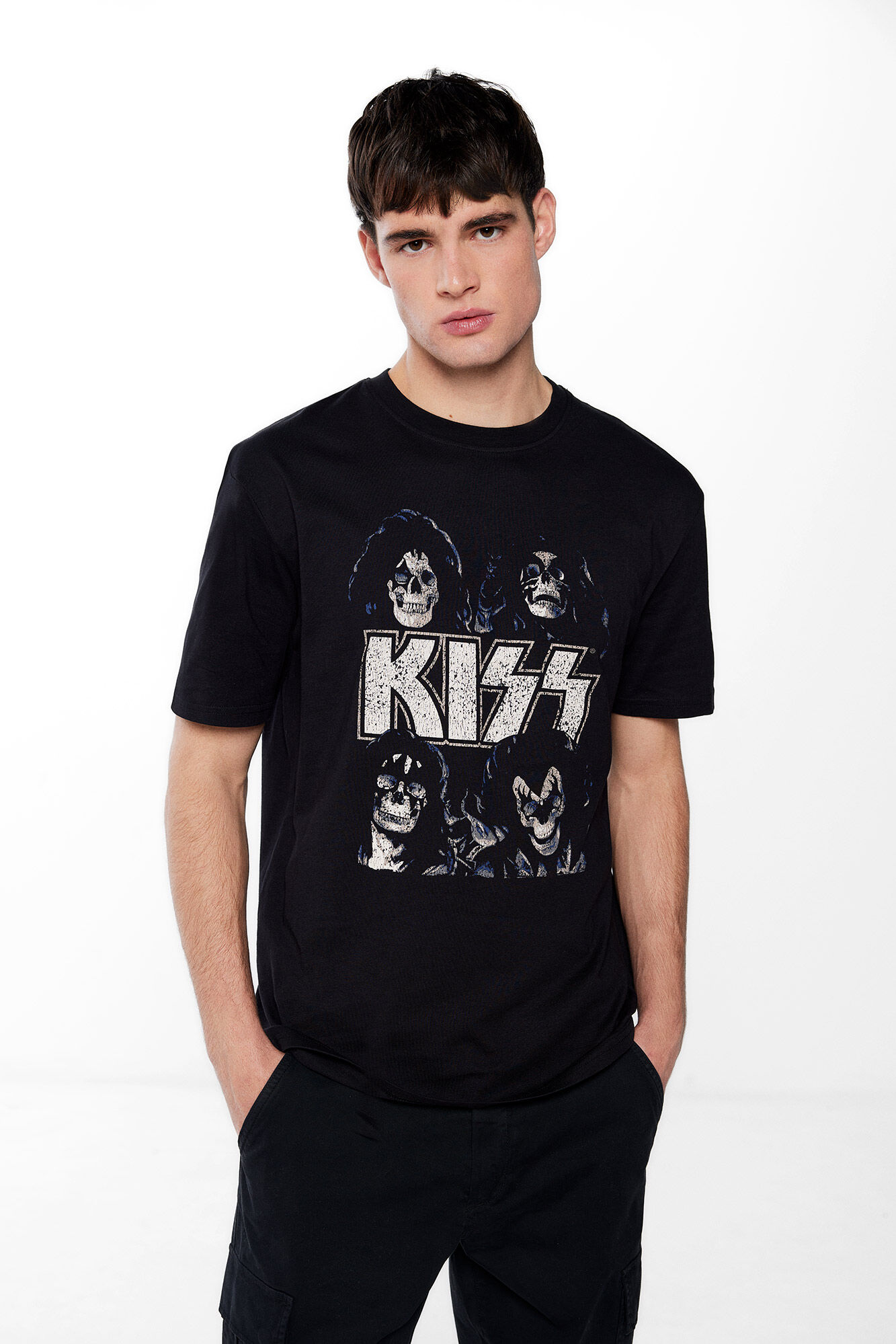 T-shirt Kiss Skulls | Ofertas em t-shirts de homem | Fifty Factory
