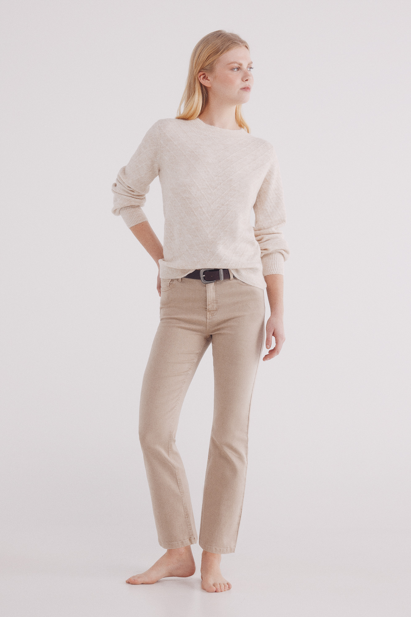 Calça jeans flare colorida | Ofertas em jeans de mulher | Fifty Factory