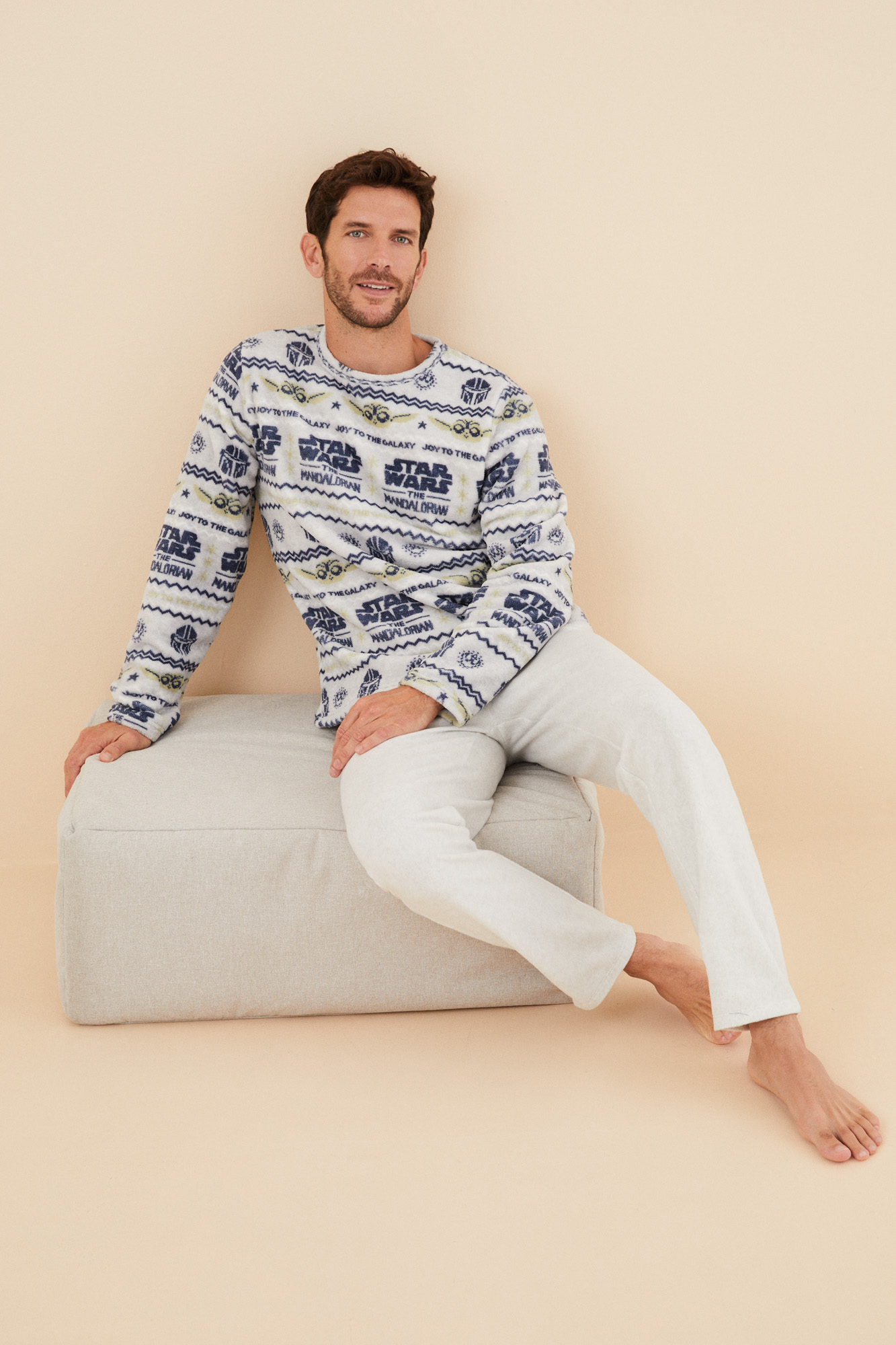 Pijama comprido homem polar Star Wars | Ofertas em pijamas de homem ...
