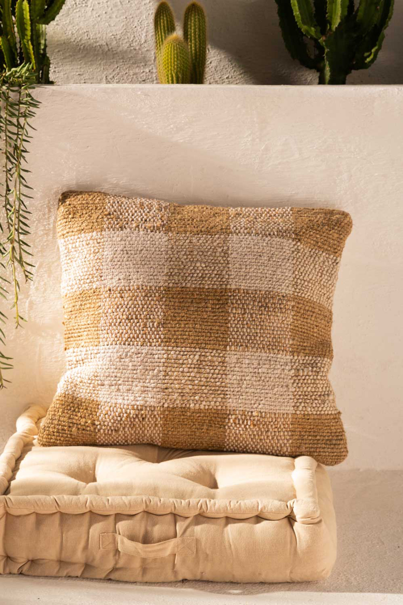 Funda de cojín Musa 60x60 Beige